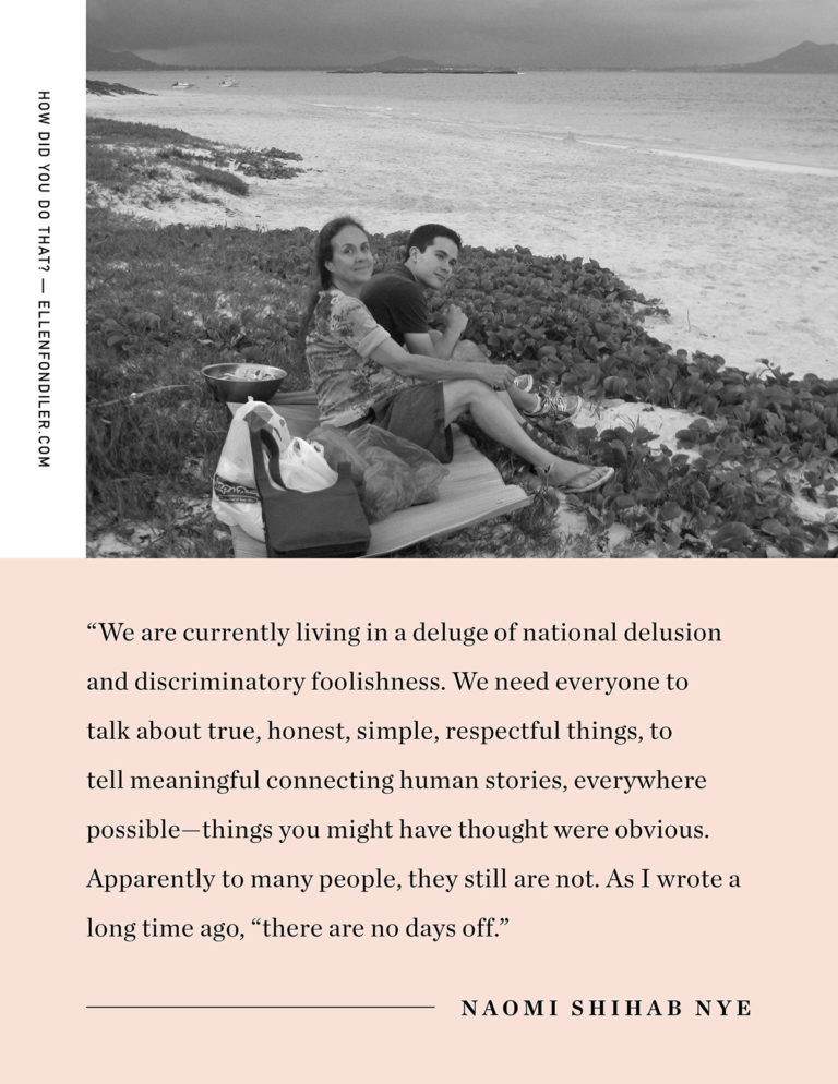 An Interview With Naomi Shihab Nye | Ellen Fondiler